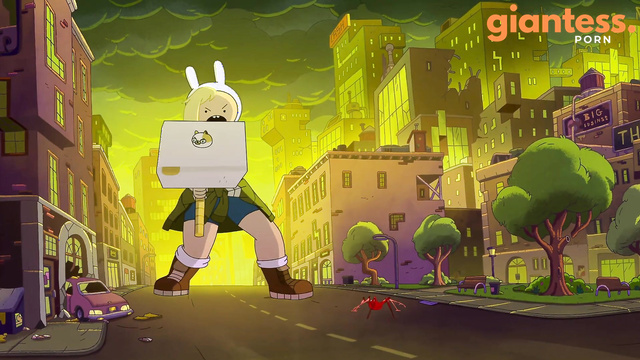 【Giantess Growth 巨大娘 女巨人】Adventure Time: Fionna And Cake - Giant Fiona ...